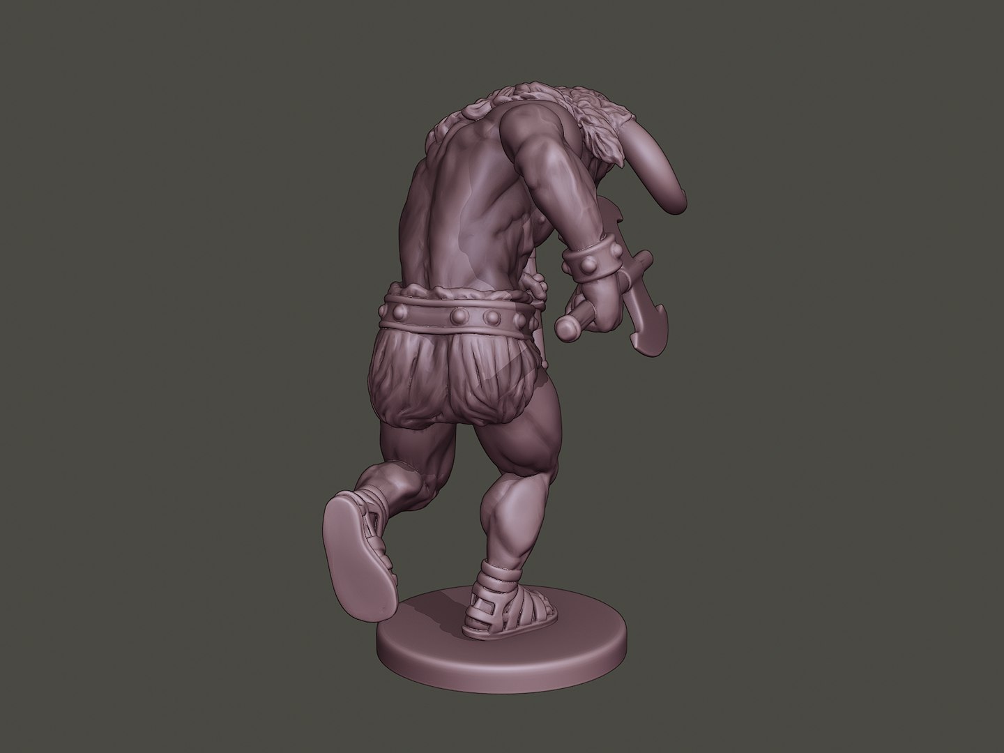 3D Minotaur Warrior Running Axes Model - TurboSquid 1529415