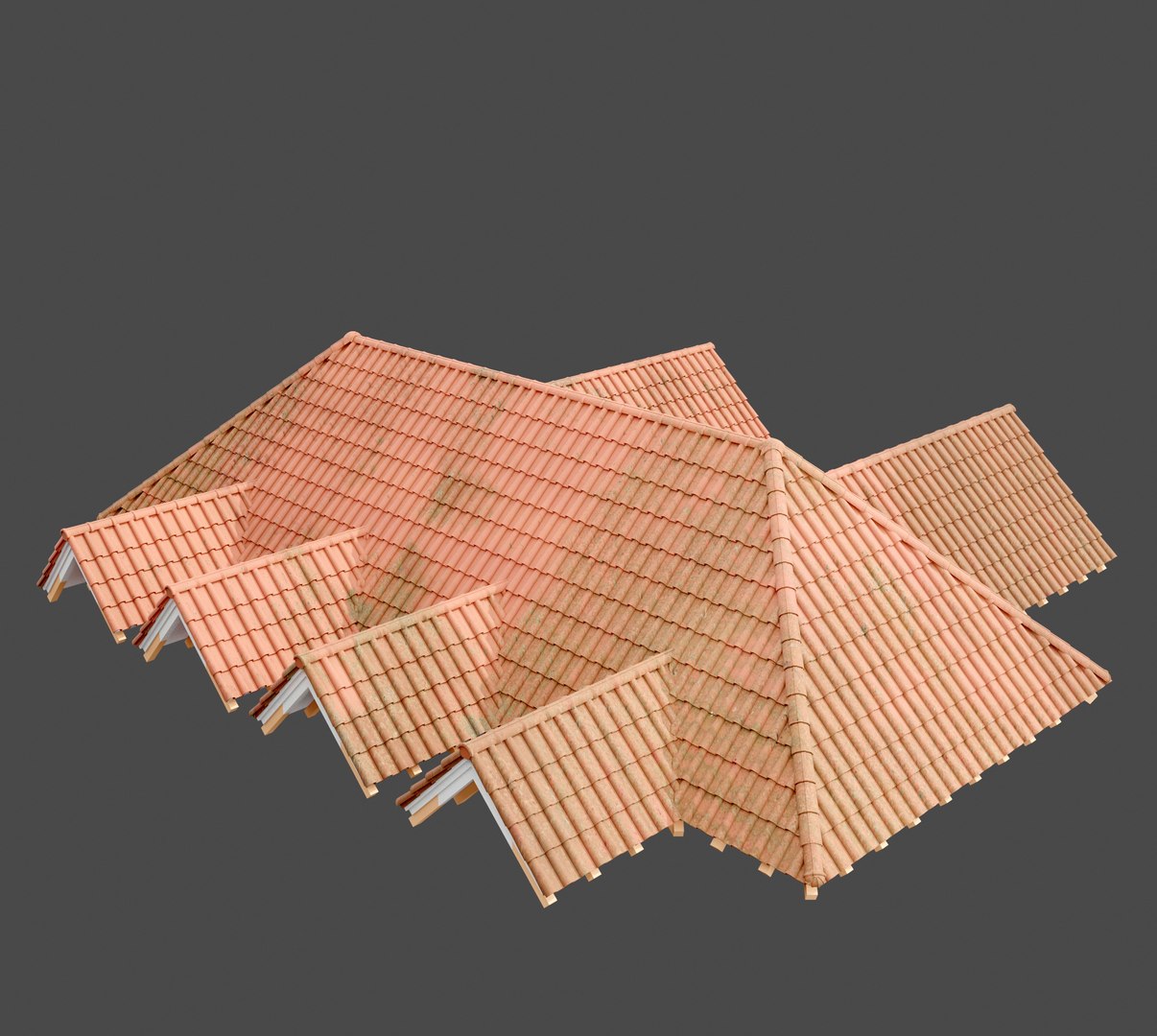 Realistic Roof Collections 34 3D Model - TurboSquid 1894363