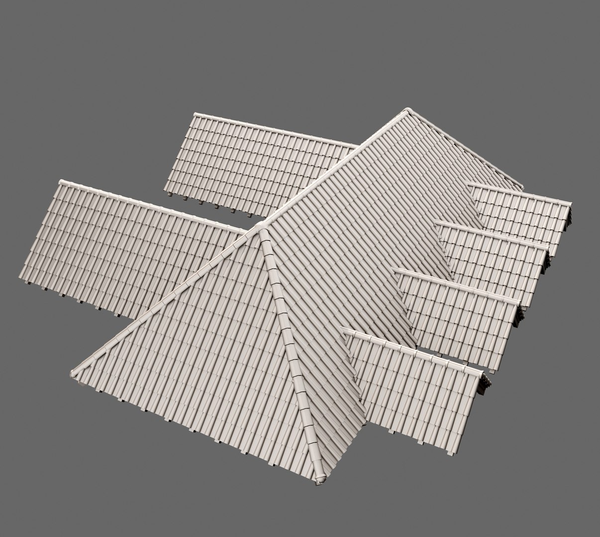 Realistic Roof Collections 34 3D Model - TurboSquid 1894363