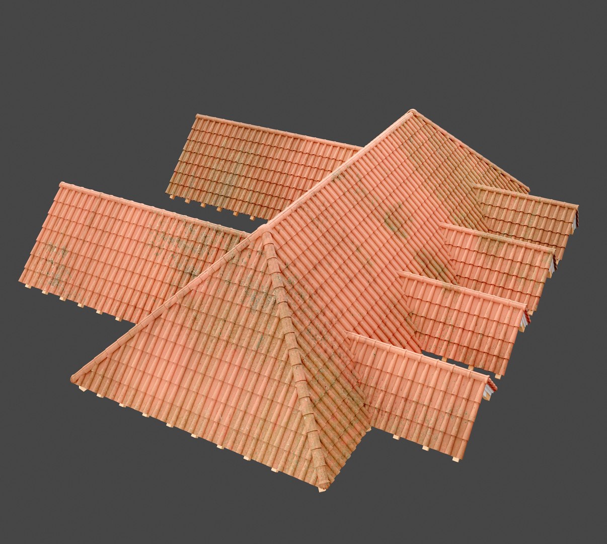 Realistic Roof Collections 34 3D Model - TurboSquid 1894363