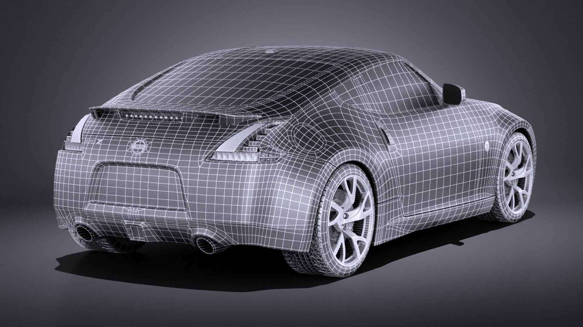 3D Nissan Z 370 Model - TurboSquid 1180215