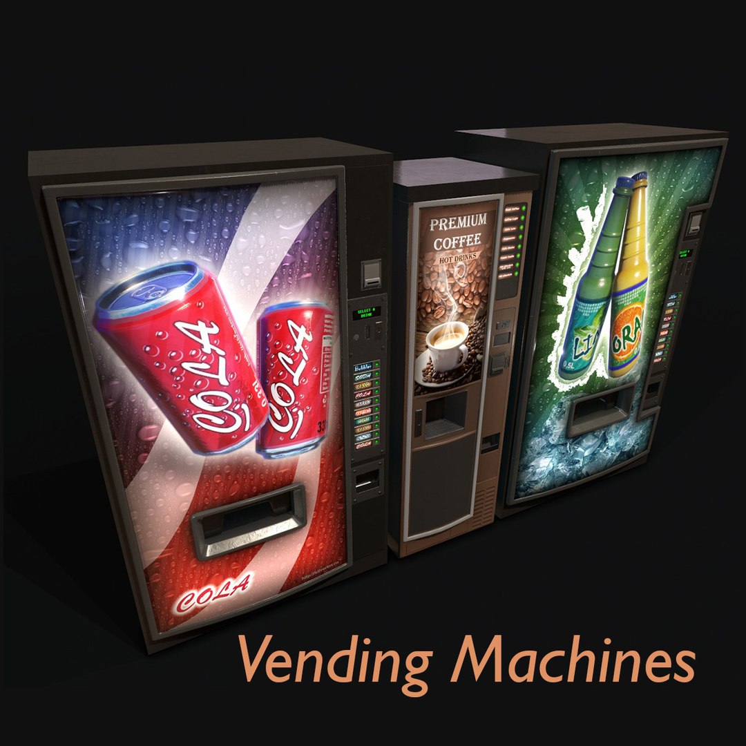 Low-poly Vending Machines 3D - TurboSquid 1712685