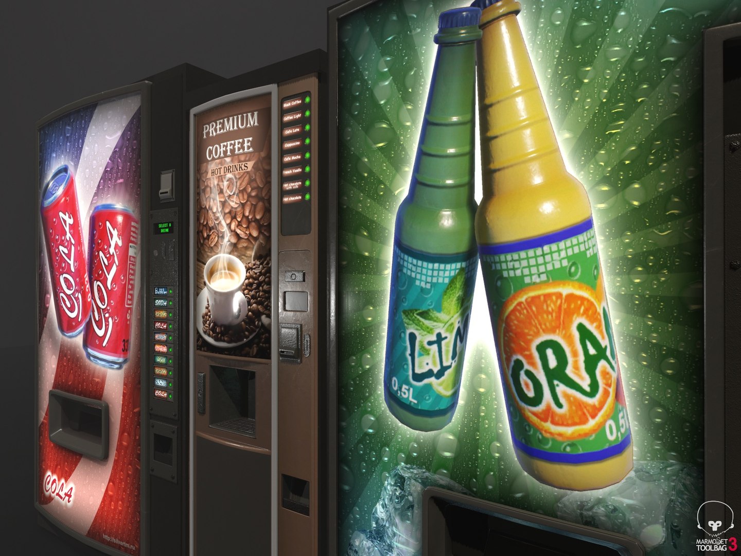 Low-poly Vending Machines 3D - TurboSquid 1712685