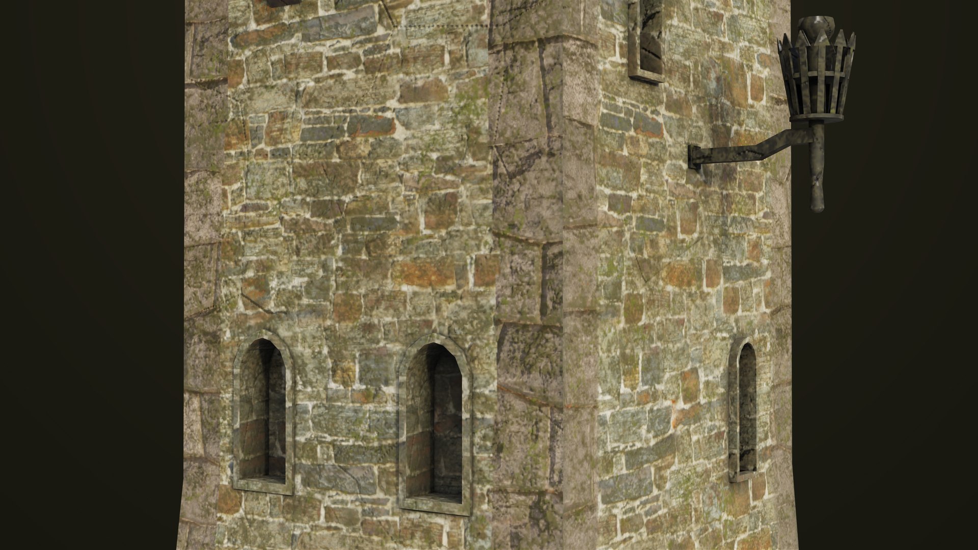 3D Old Castle Watch Tower 01 All PBR Unity UE Textures - TurboSquid 2062305