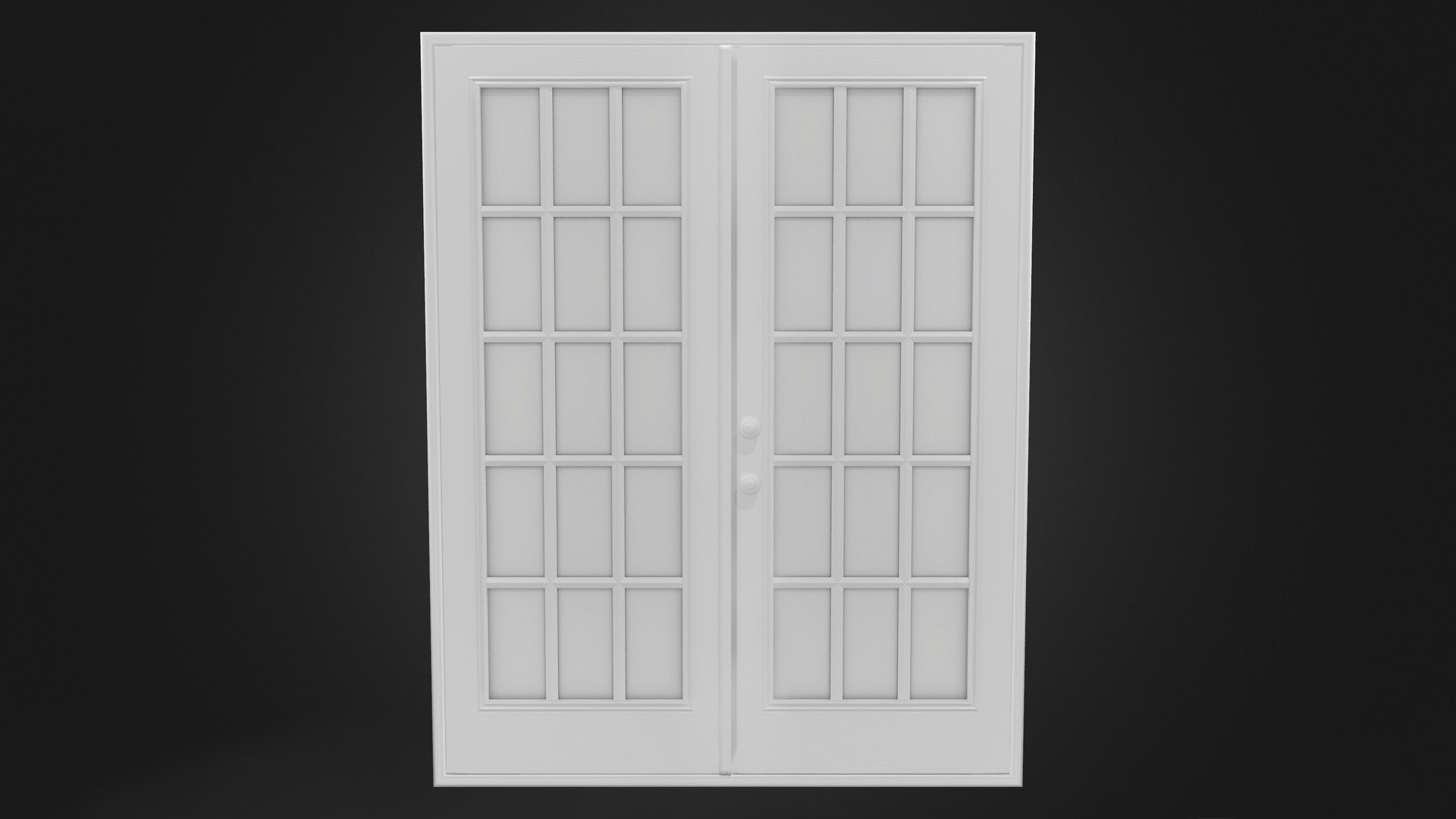 Double Door 2 3D Model - TurboSquid 2072481
