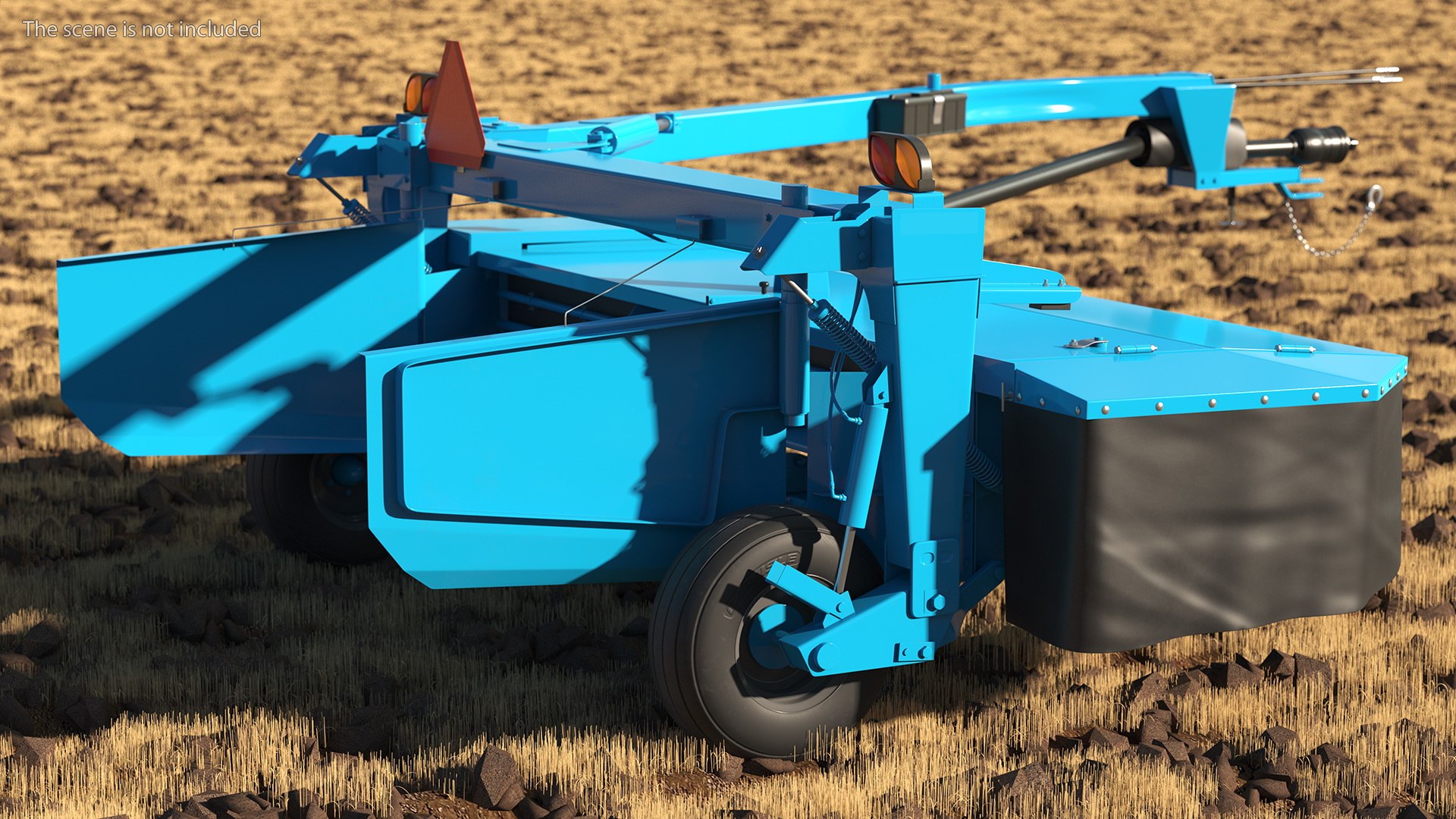3D Side Pull Disc Mower Conditioners Rigged - TurboSquid 1942003