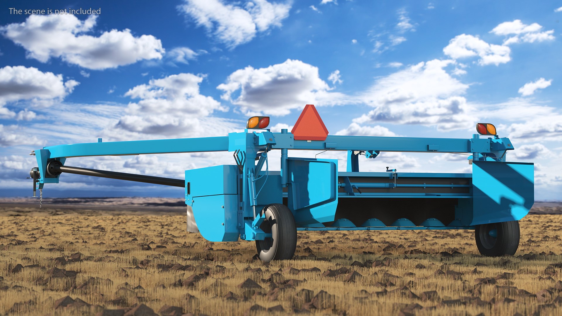 3D Side Pull Disc Mower Conditioners Rigged - TurboSquid 1942003
