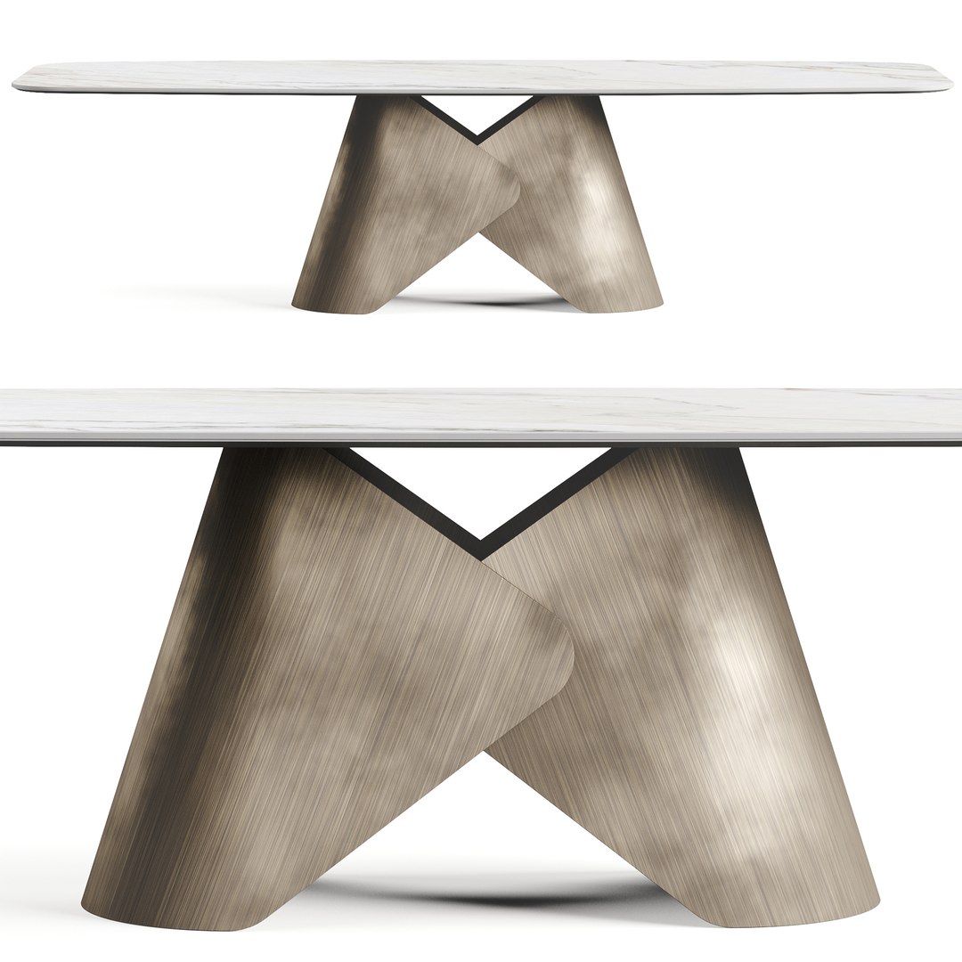 Cattelan Scott Keramik Table 3D Model - TurboSquid 2055900