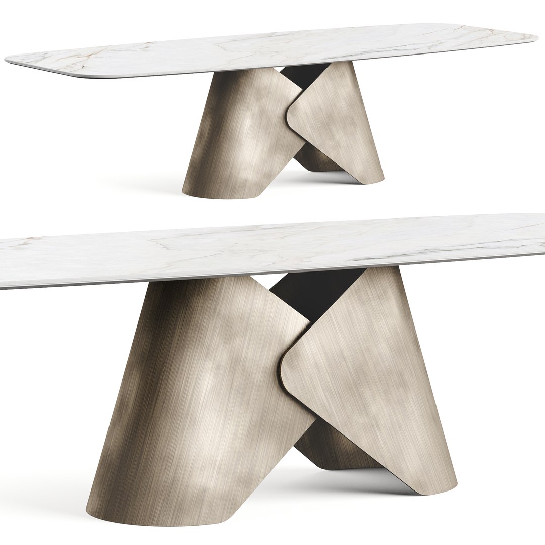 Cattelan Scott Keramik Table 3D Model - TurboSquid 2055900