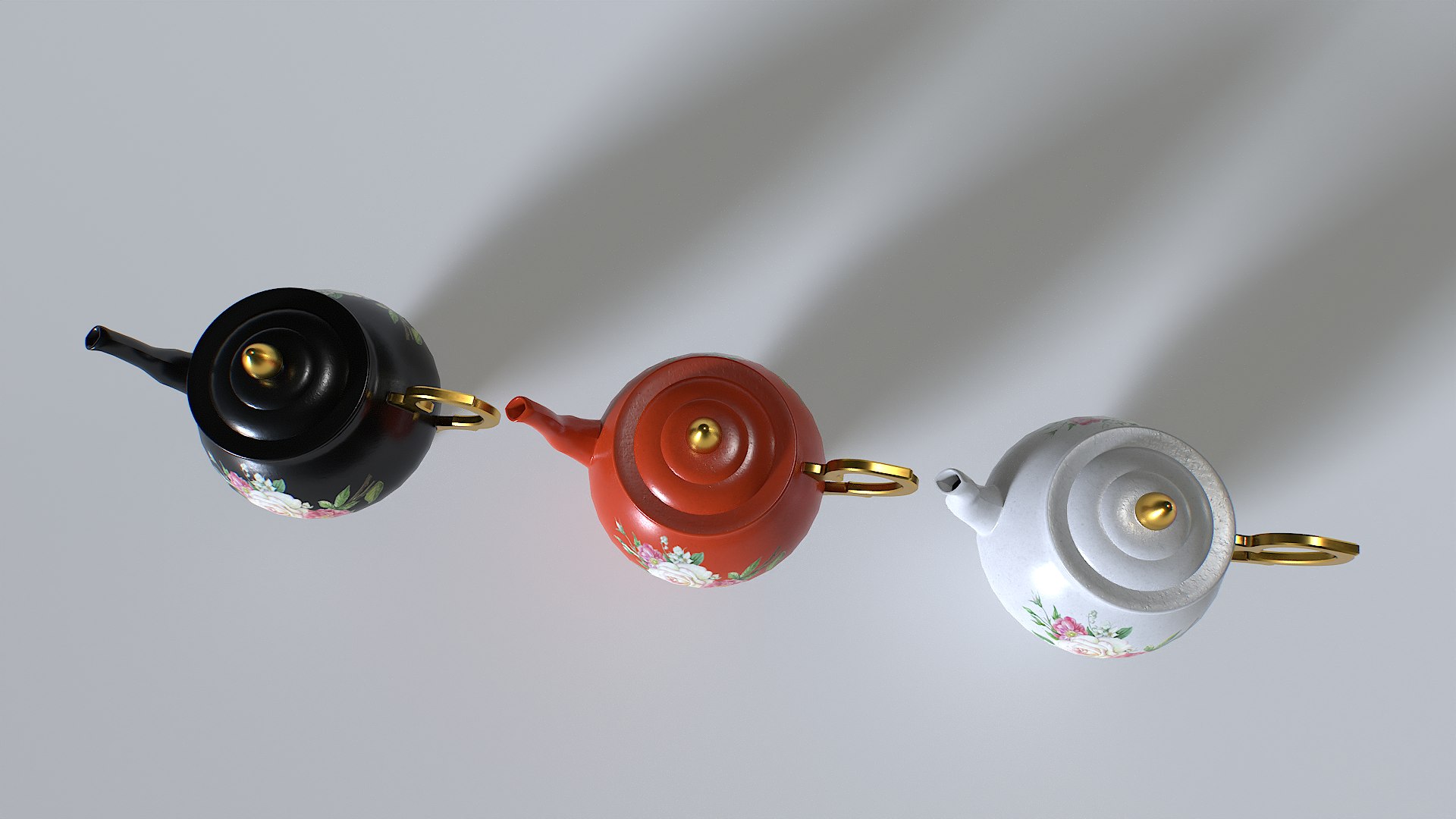Teapot Pack 2 Model - TurboSquid 2368400