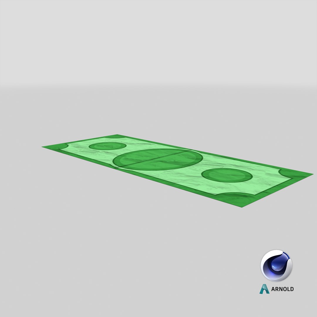 3D Cartoon Money Bill Crumpled V1 Model - TurboSquid 2004572
