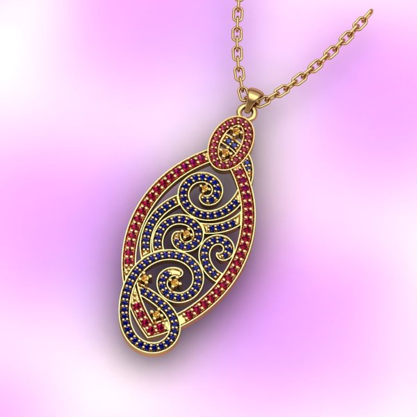 3d model pendant