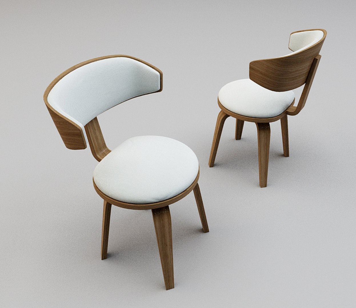 3d Modern Chair Pivot - Model