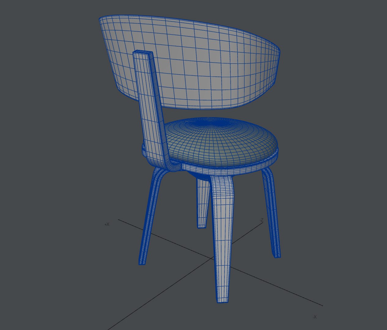 3d Modern Chair Pivot - Model