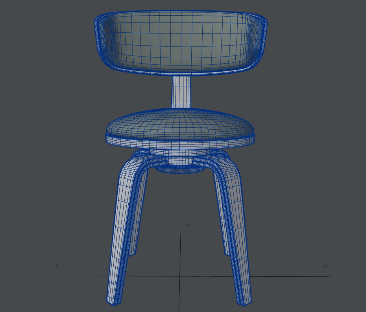 3d Modern Chair Pivot - Model