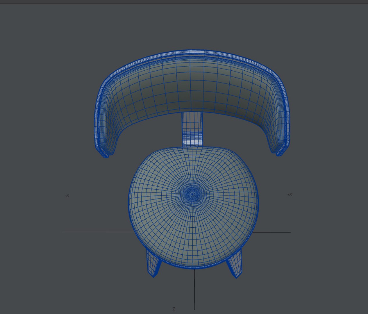 3d Modern Chair Pivot - Model