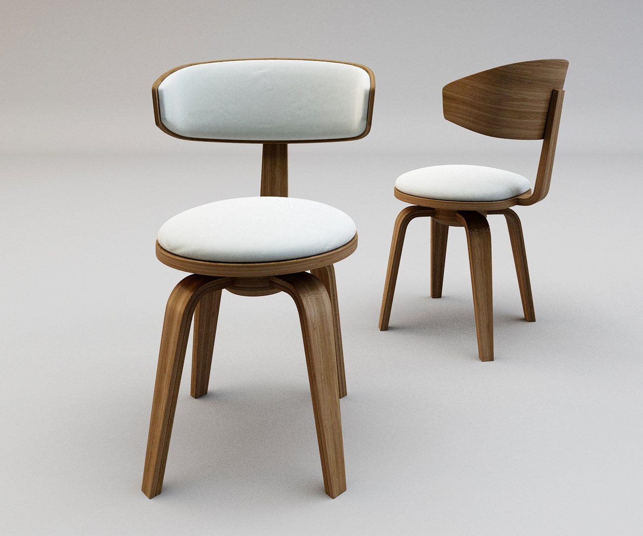3d Modern Chair Pivot - Model