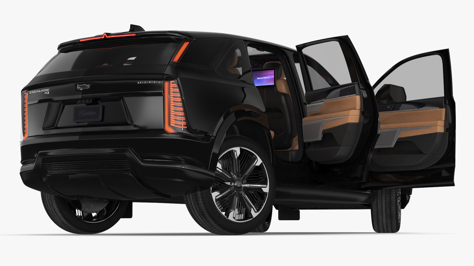 Cadillac Escalade IQ 2025 EV Black Raven Rigged For Cinema 4D Model ...