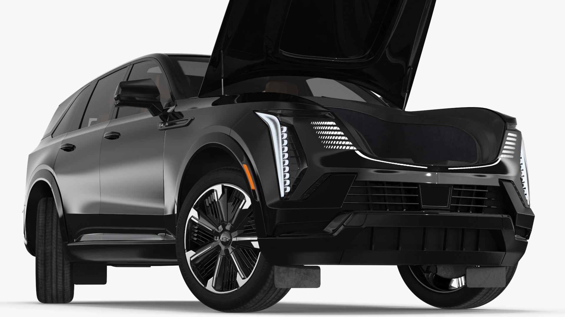 Cadillac Escalade IQ 2025 EV Black Raven Rigged For Cinema 4D Model ...
