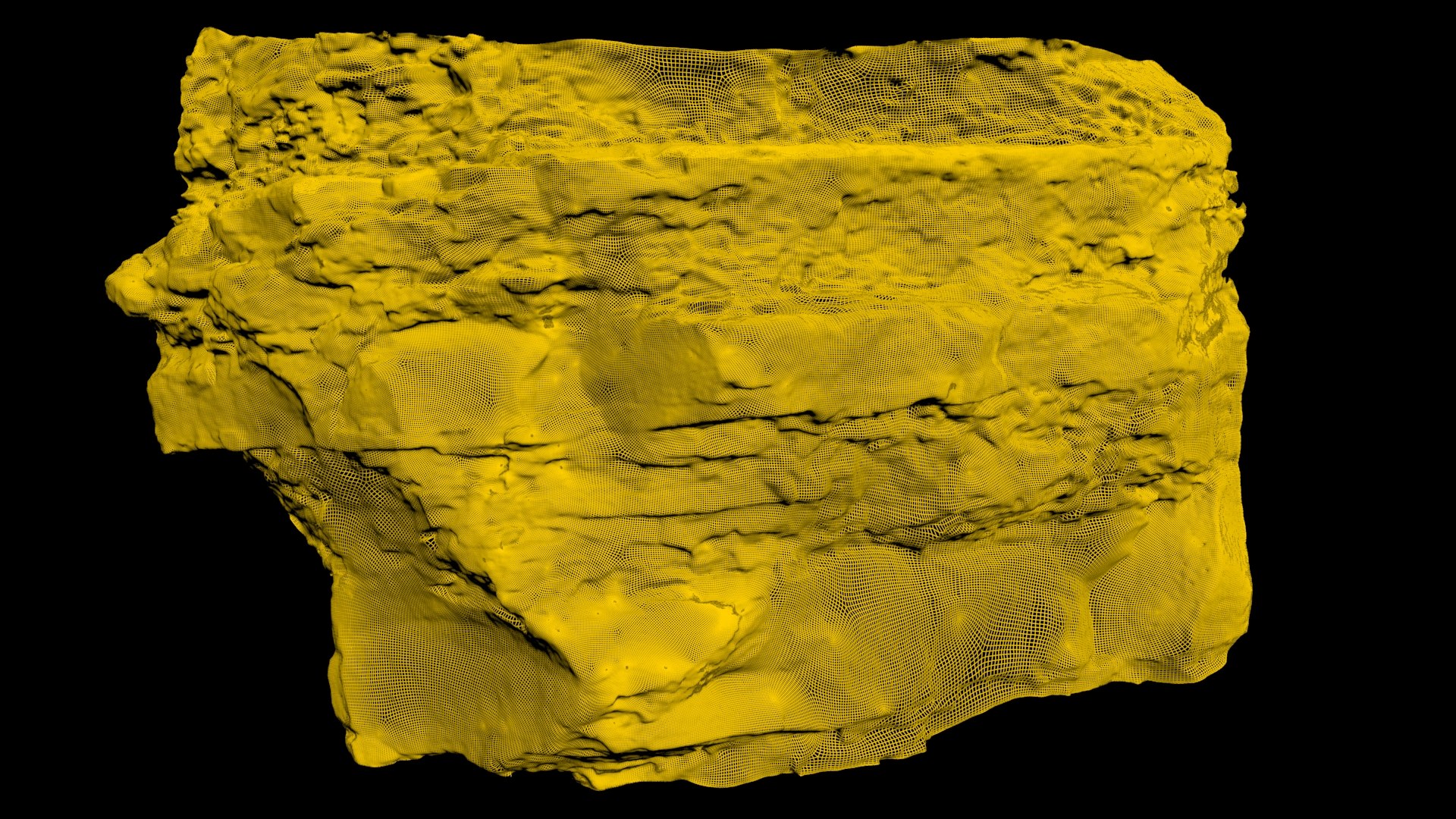 3D Orange Layered Rock Boulder 1 PBR Model - TurboSquid 1954325