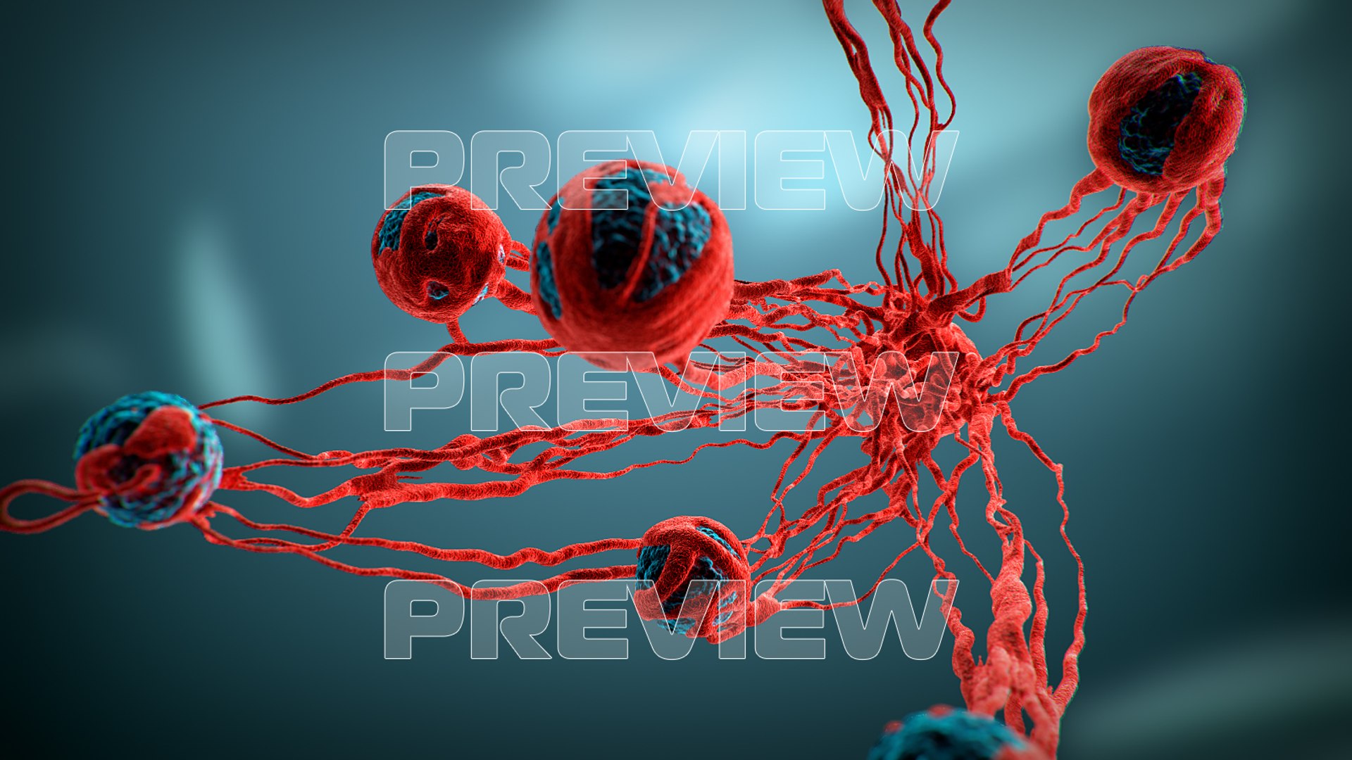 Cancer Growth Static Sequence 3D Model - TurboSquid 1209123