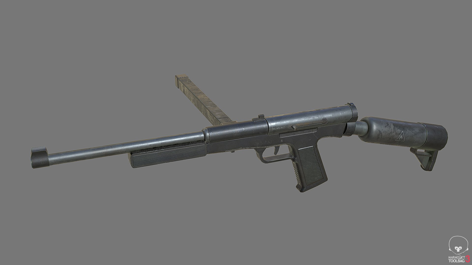 Free Smg-60 Softair Pbr 3d Model