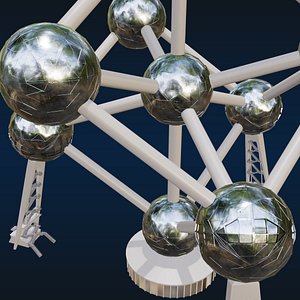 3D Atomium Models - Browse & Download Formats - TurboSquid
