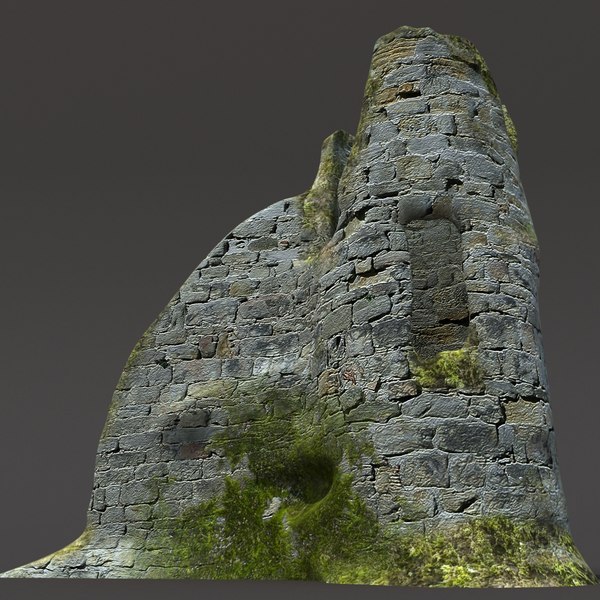 3d model castle ruins