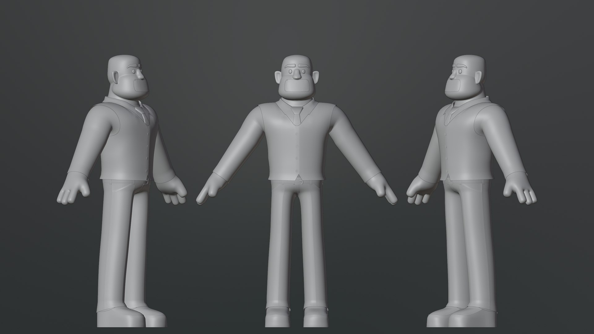 3D Minimal Man Suit - TurboSquid 2287295
