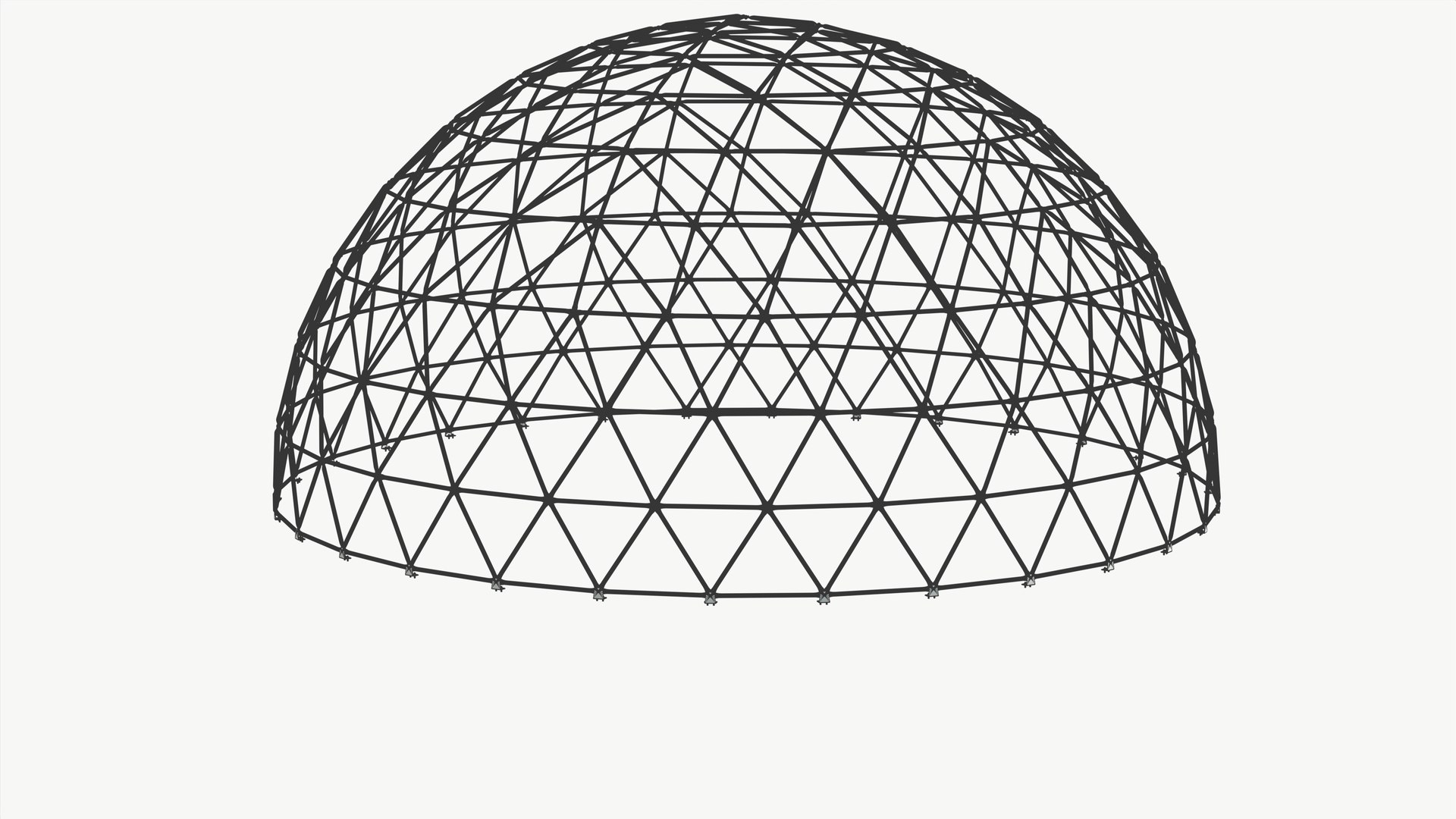 3D Model Geodesic Dome V6 Realistic - TurboSquid 2214375