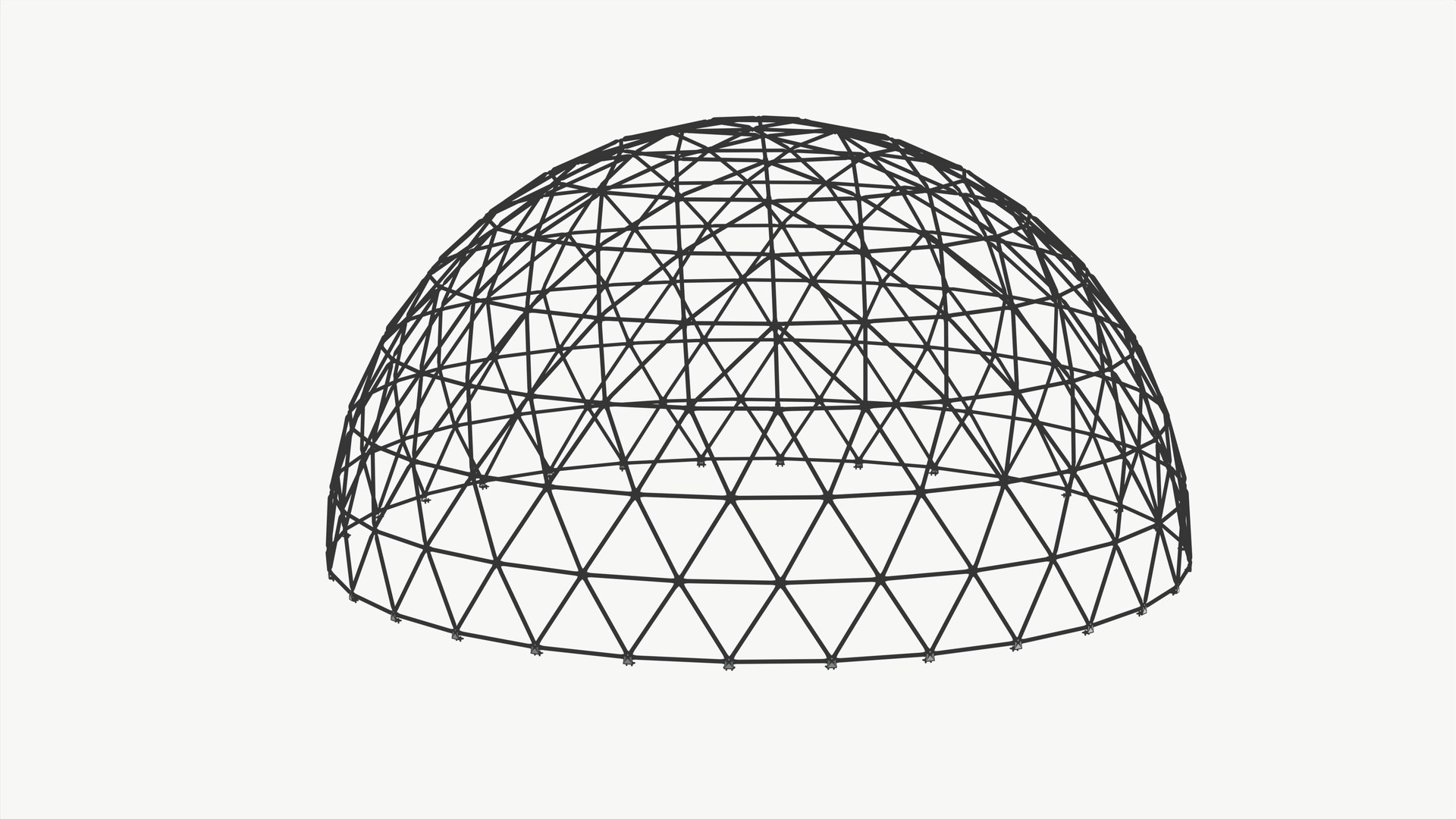 3D Model Geodesic Dome V6 Realistic - TurboSquid 2214375
