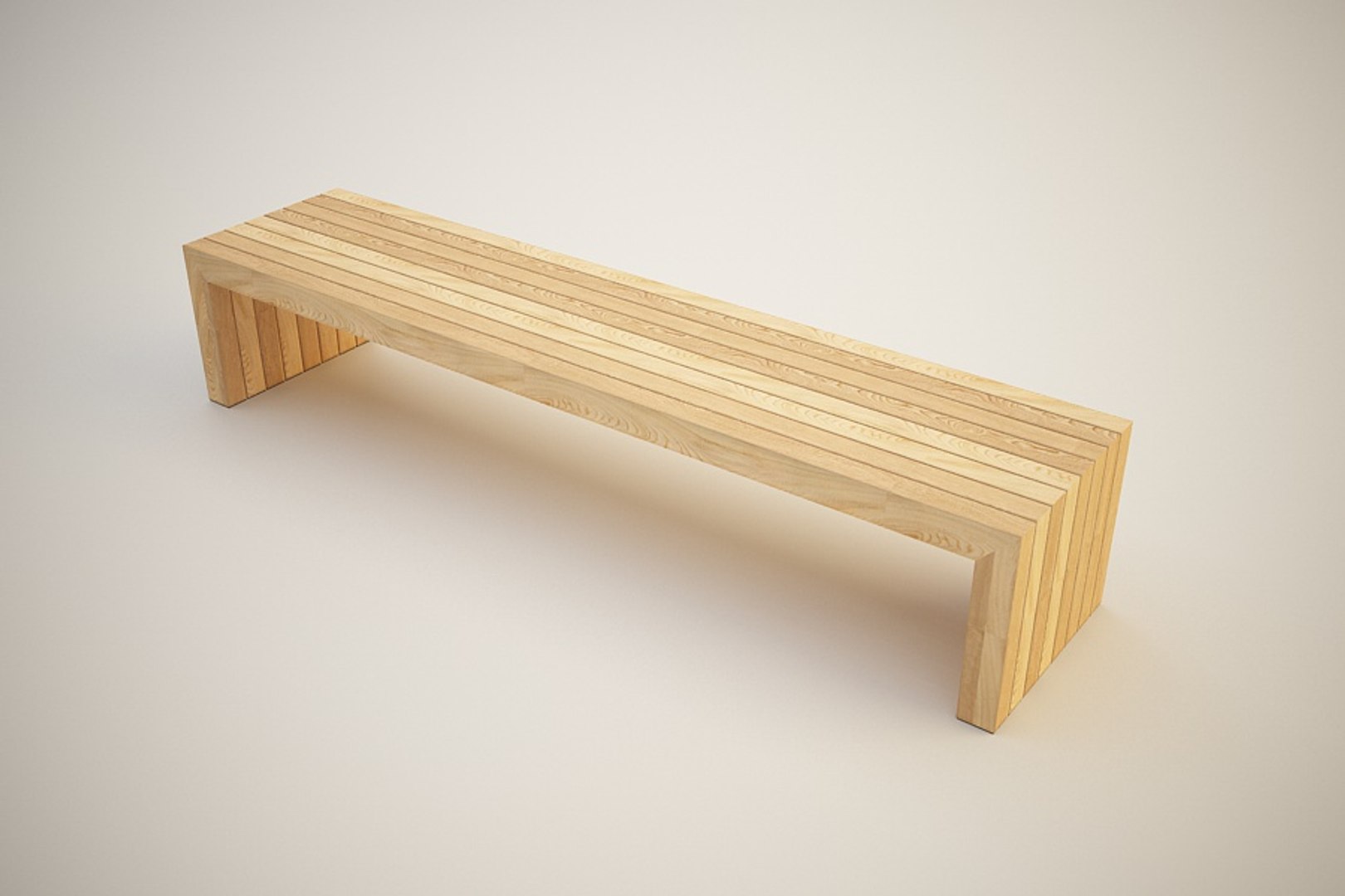 3ds Outdoor Bench