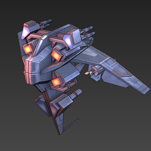 3d star fighter lighting