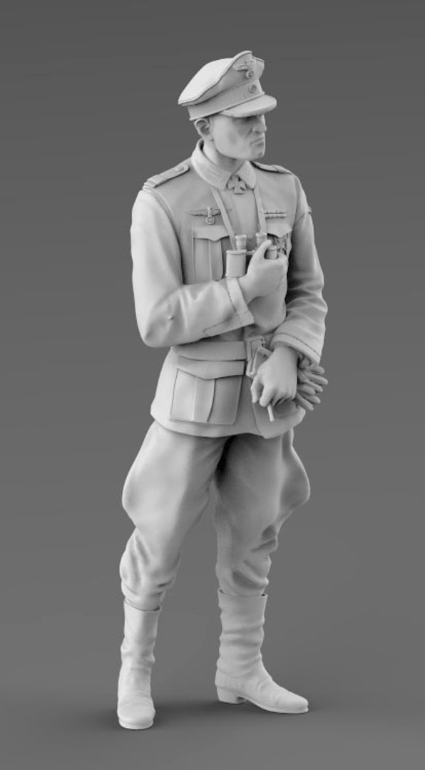 3D Model German Soldiers Officer - TurboSquid 1397145