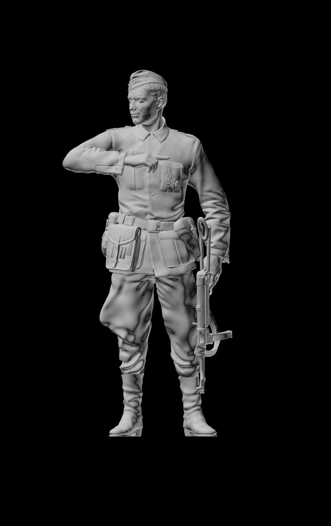 3D Model German Soldiers Officer - TurboSquid 1397145