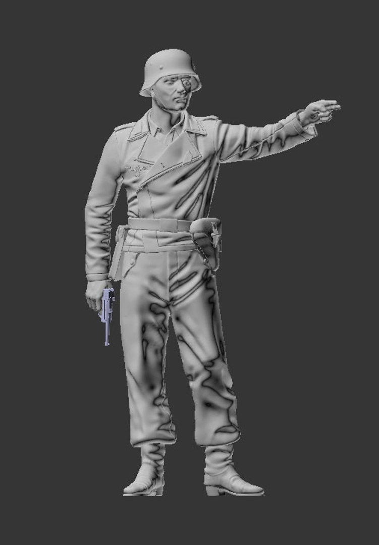 3D Model German Soldiers Officer - TurboSquid 1397145