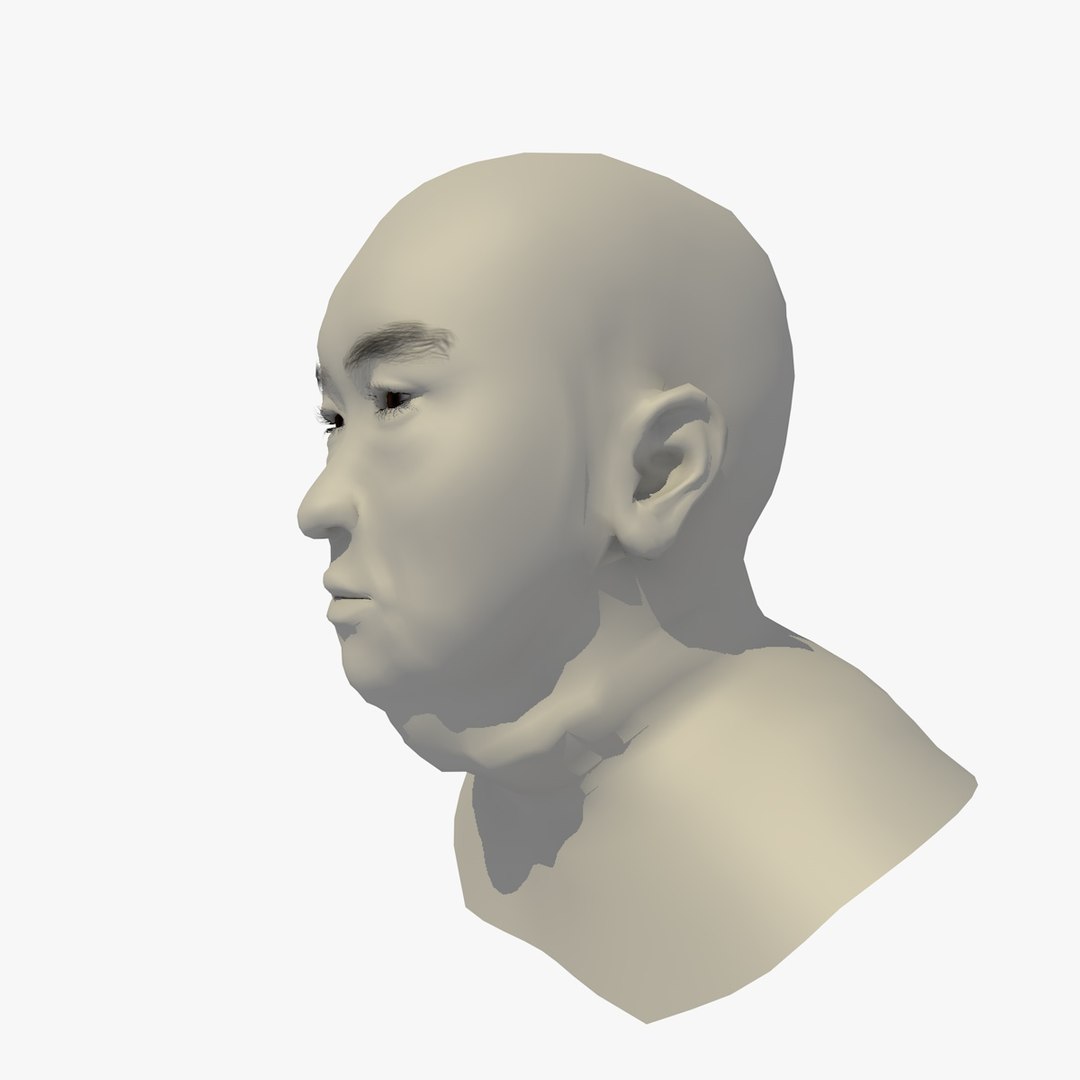 Realistic head base mesh 3D model - TurboSquid 1440281