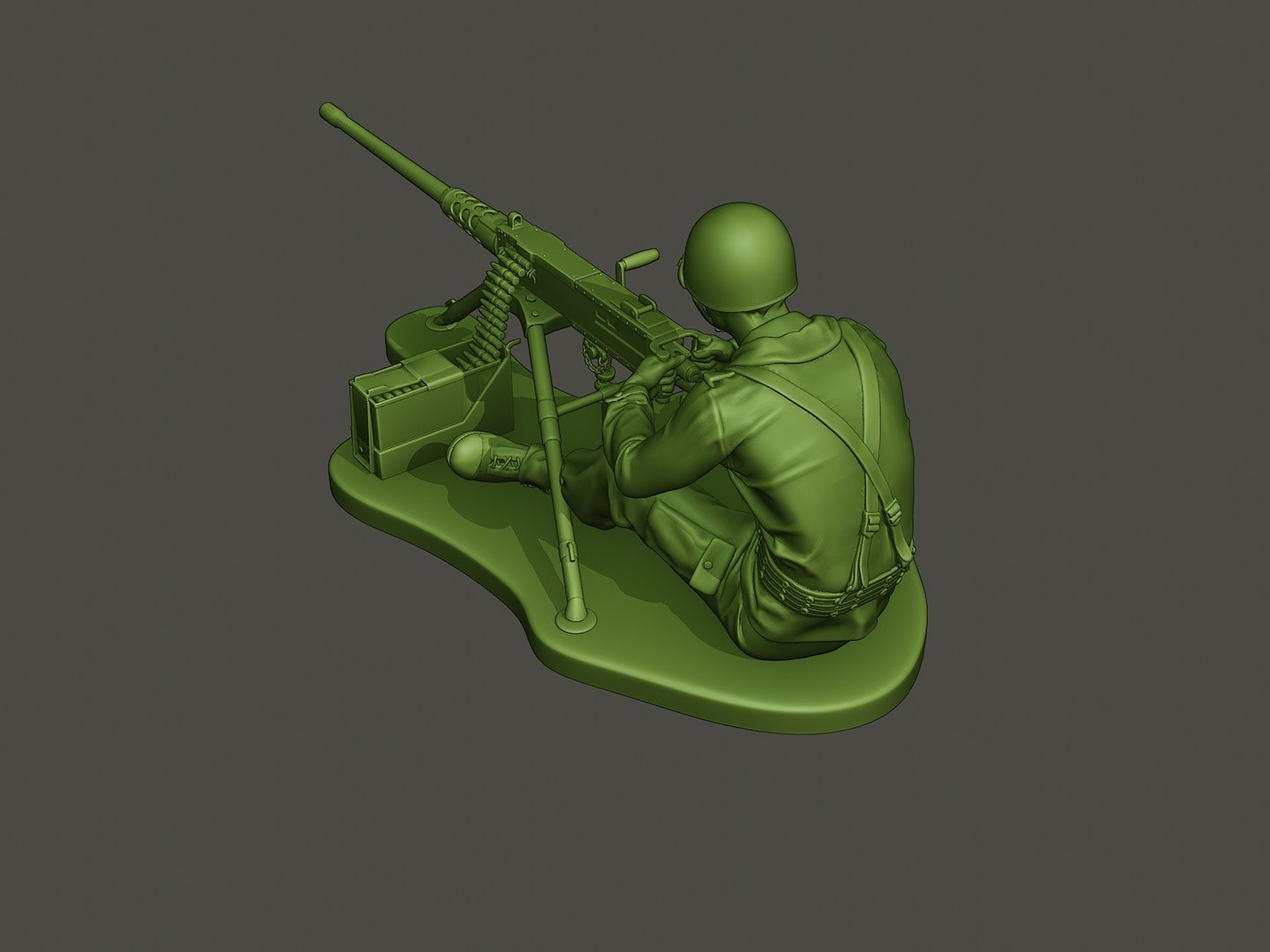 American Soldier Ww2 Firing 3D Model - TurboSquid 1456452