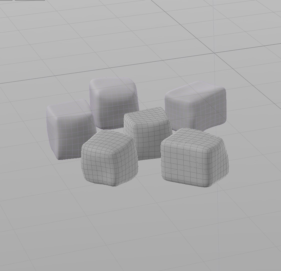 Ice Cubes 3D Model - TurboSquid 1407188