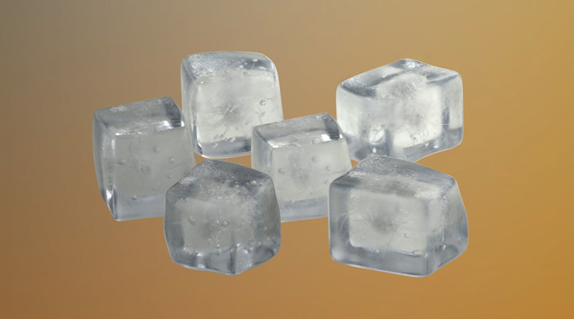 Ice Cubes 3D Model - TurboSquid 1407188