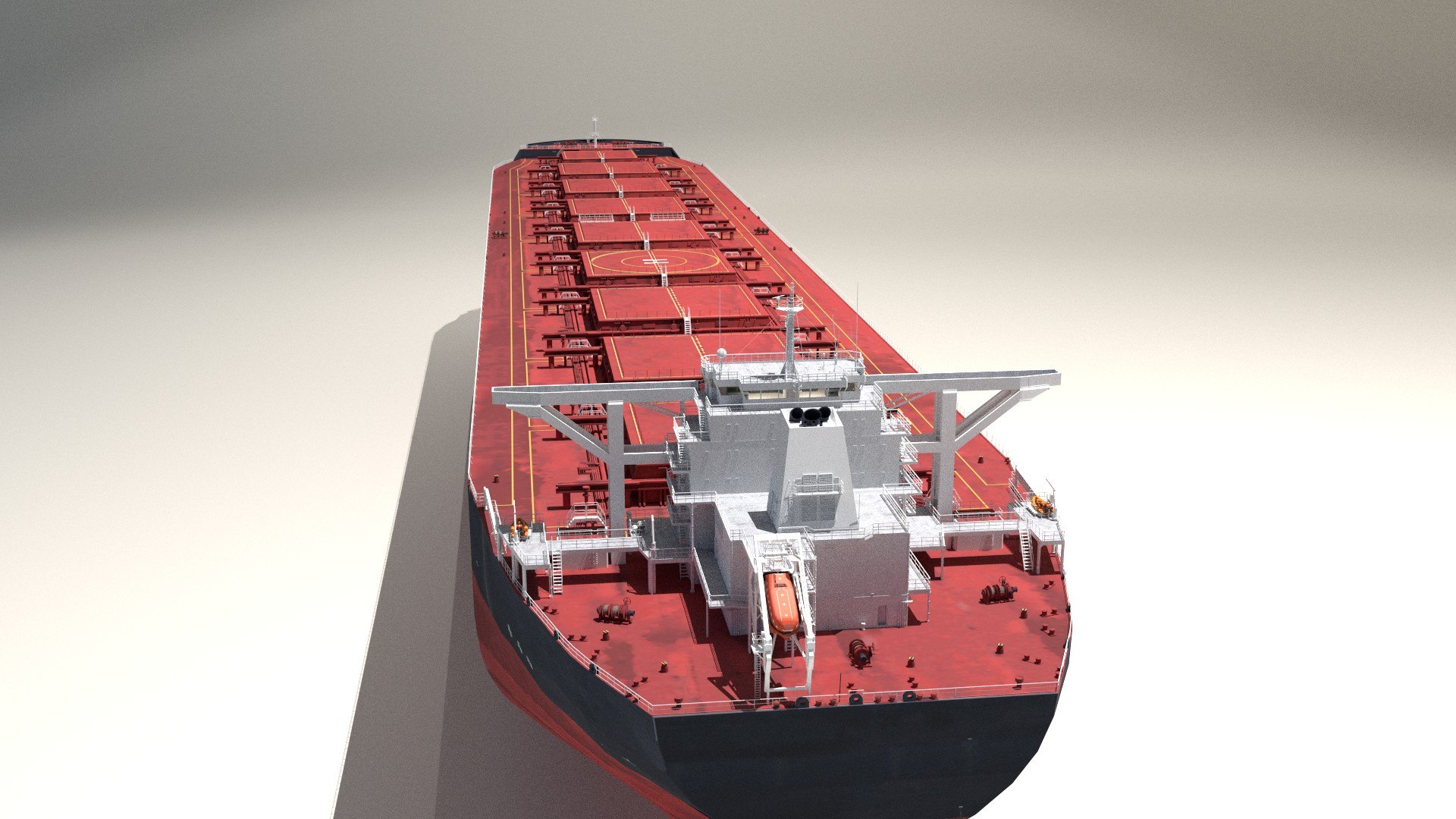 ultra large cargo ship obj