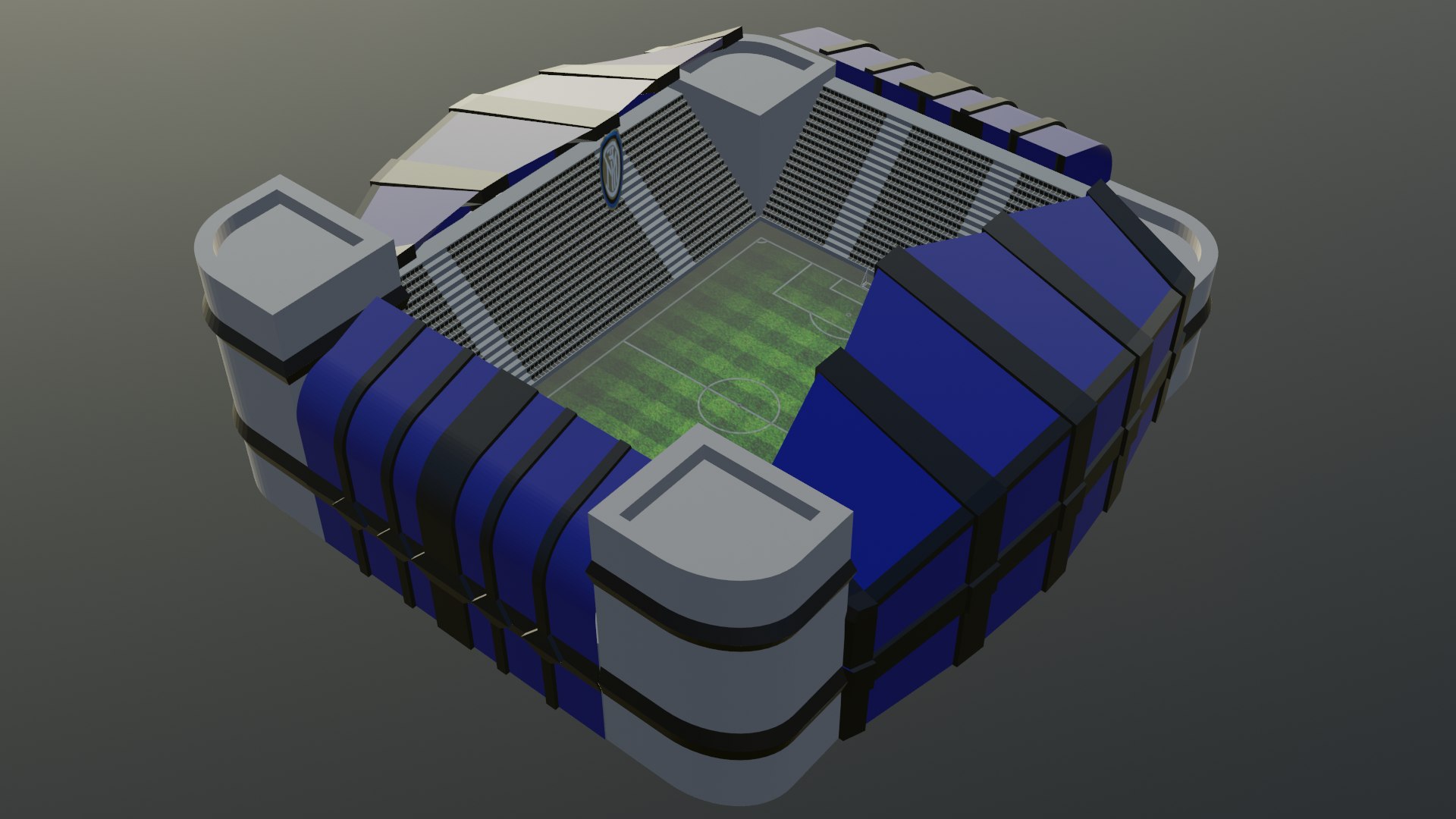 Football Stadium - Inter 3D model - TurboSquid 1882282