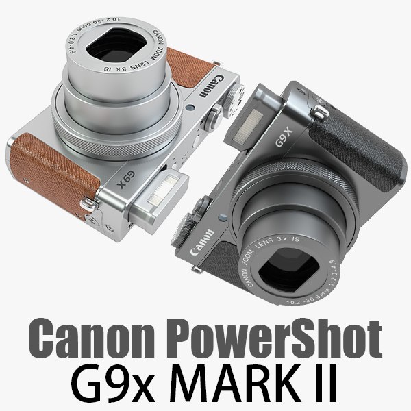Canon PowerShot G Series 3D Models for Download | TurboSquid
