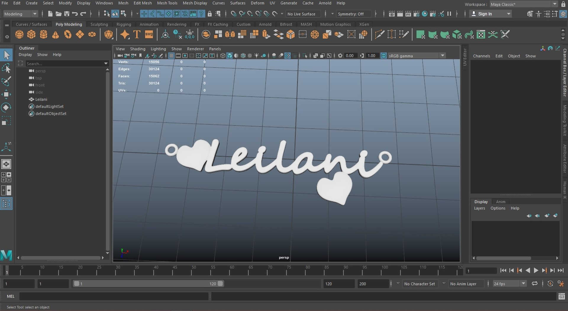 3D Model Jewelry Necklace Pendant Leilani 3D Print - TurboSquid 2330044
