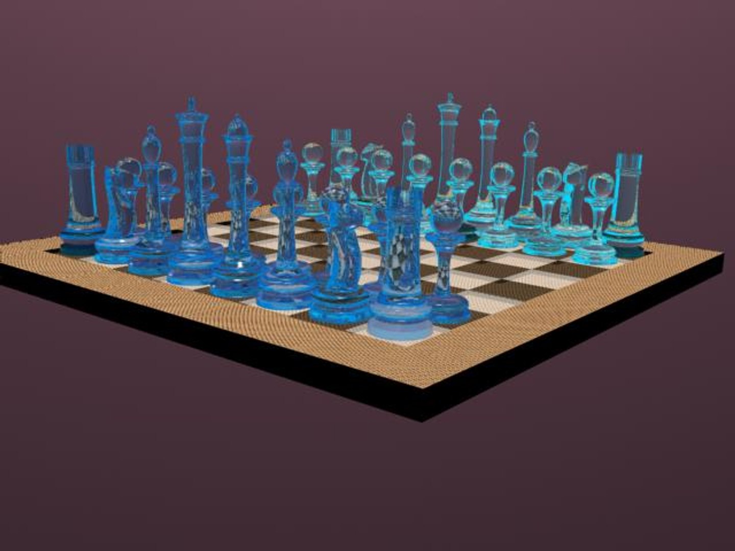 3dsmax Chess Set