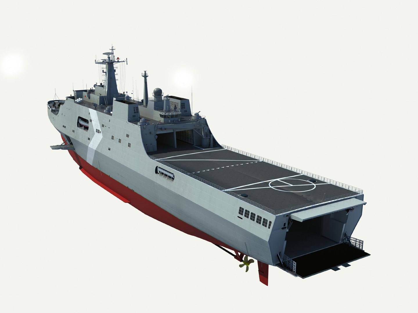 Chinese Navy Type071 3d 3ds