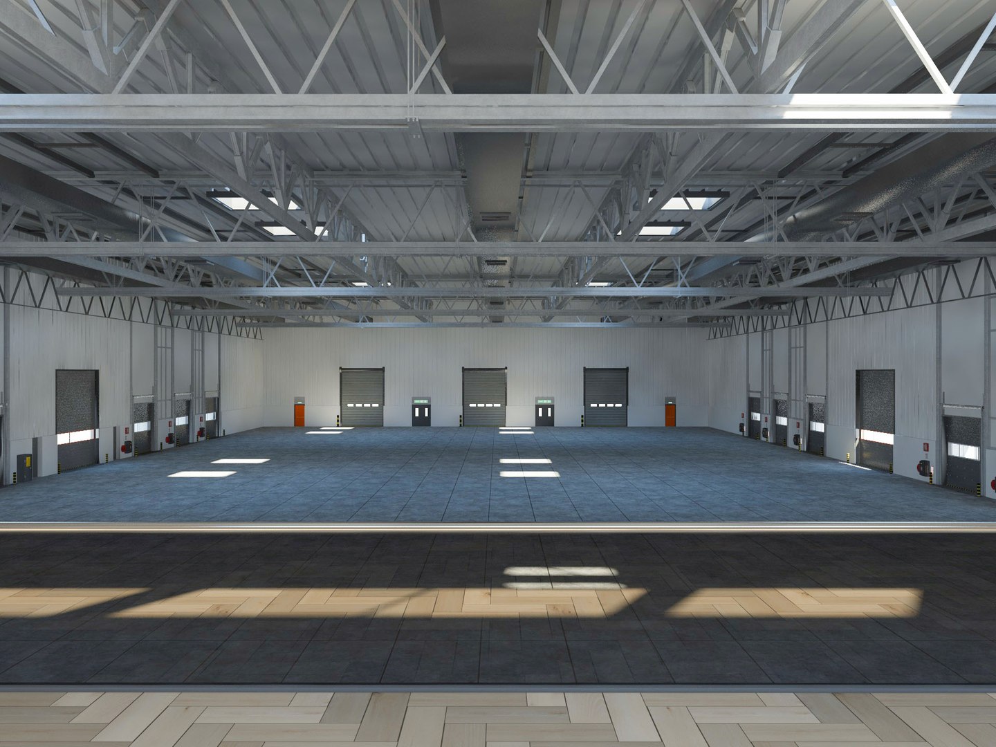 3D Warehouse Logistic 4 interior and exterior - TurboSquid 2066074