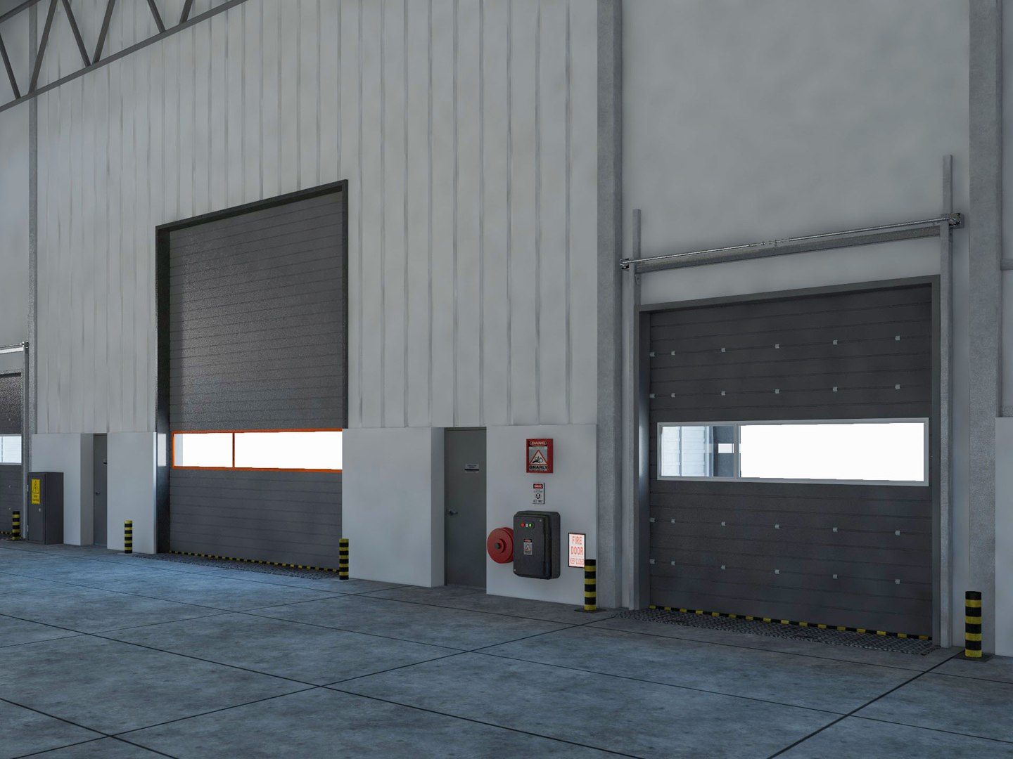 3D Warehouse Logistic 4 interior and exterior - TurboSquid 2066074