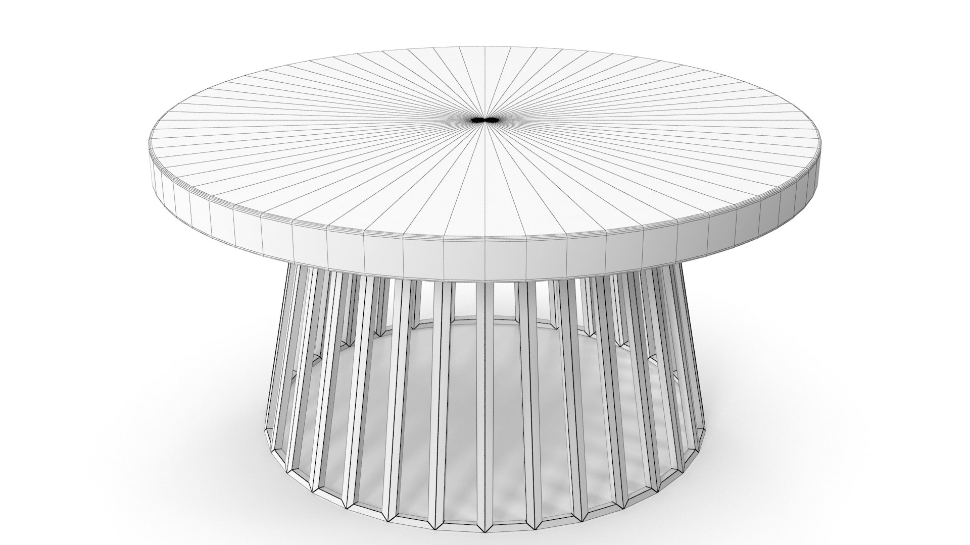 Outdoor Round Table model - TurboSquid 1843730