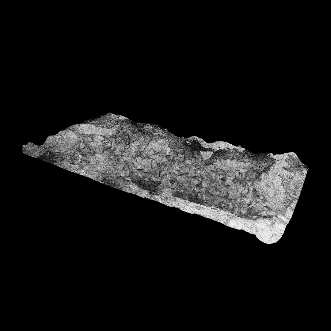Gravel Rock Pit 01 - 3D Photogrammetry Model Scan Of Wet Gravel With ...
